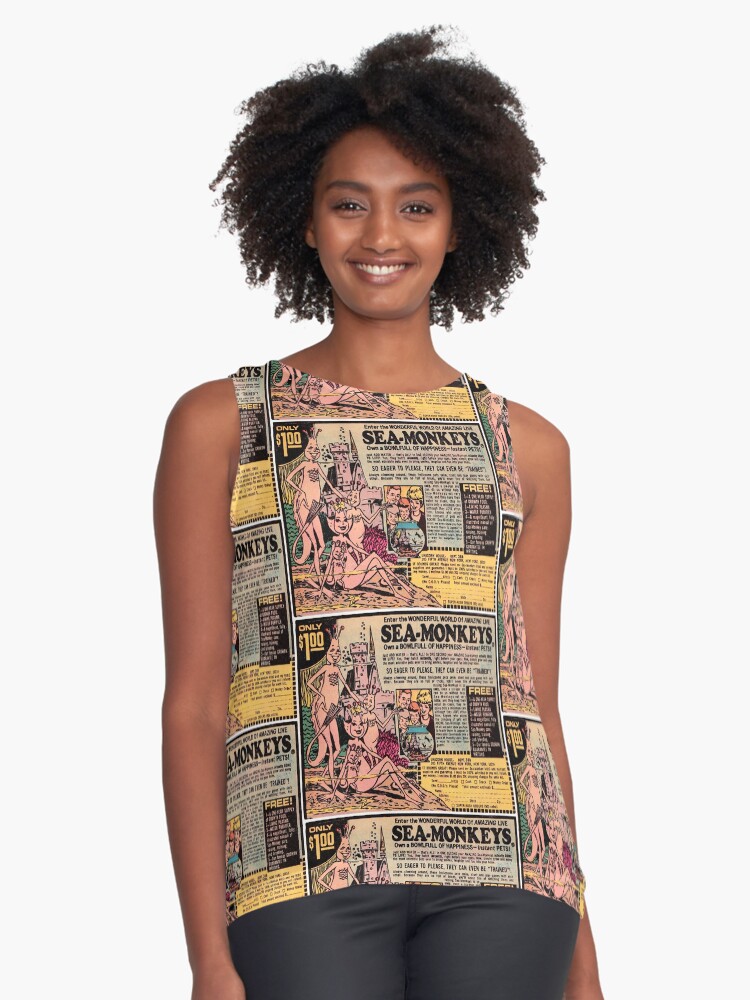 "Vintage Sea Monkeys ad - 1971" Sticker for Sale by Courier Design ...