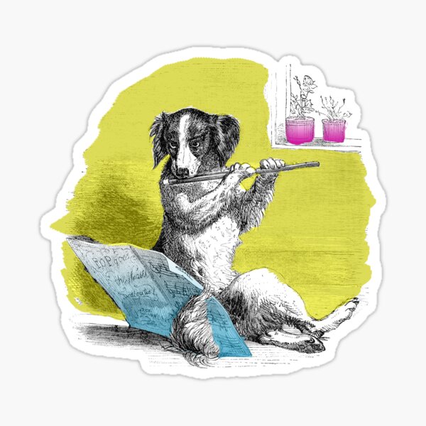 "Play the Flute" Sticker for Sale by iamwickedz | Redbubble