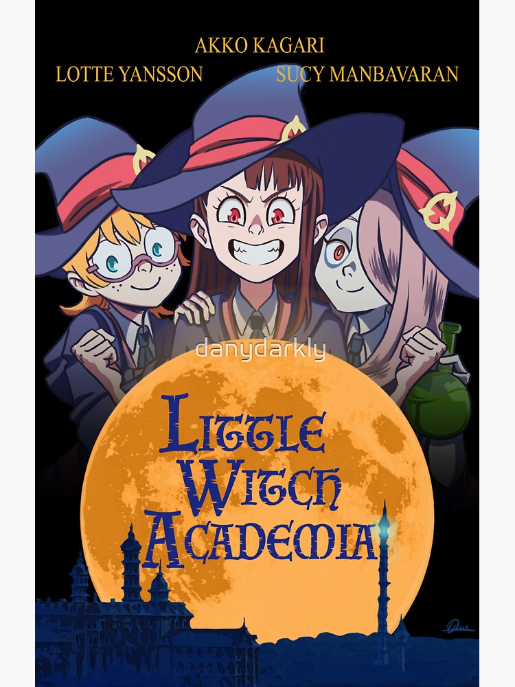 "Little Witch Academia / Hocus Pocus Mashup" Sticker for Sale by ...