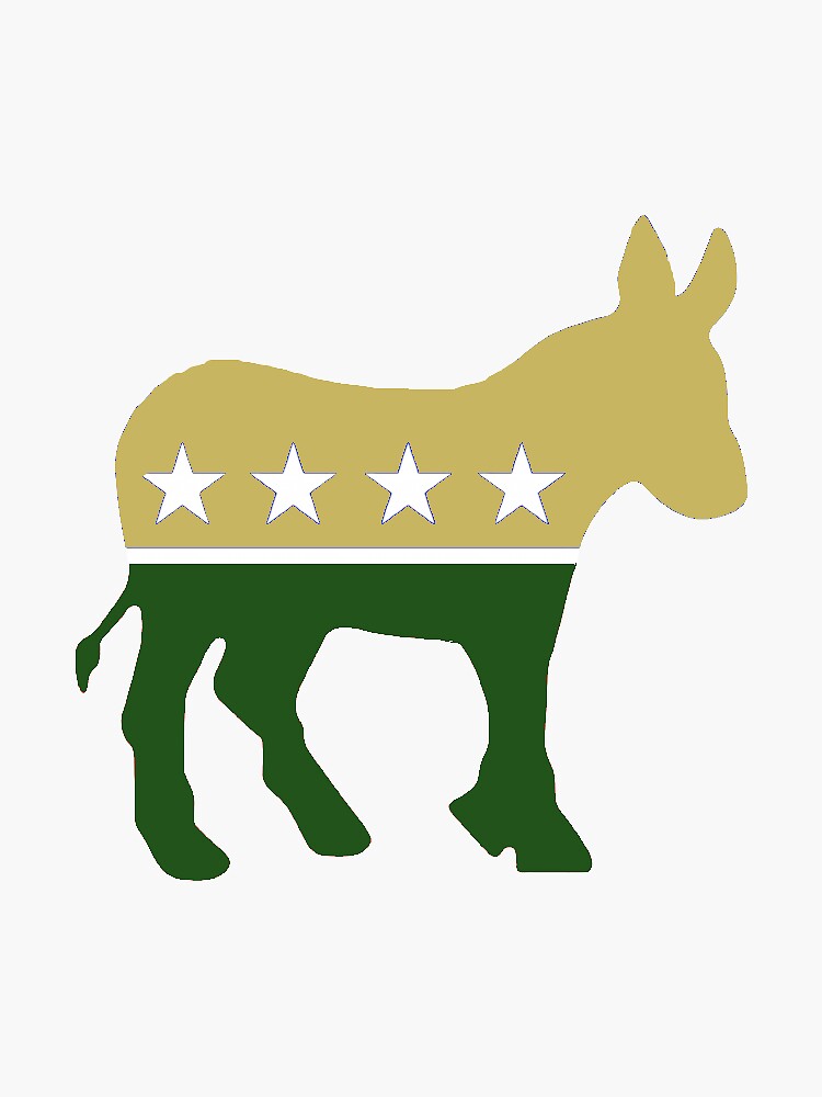 "William and Mary Donkey Sticker" Sticker for Sale by louisajanssen ...
