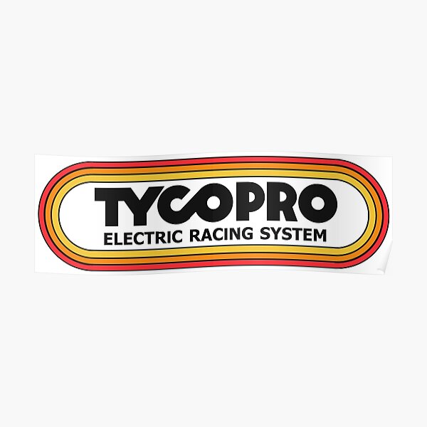 "Tyco slot car logo" Poster for Sale by Retrorockit | Redbubble