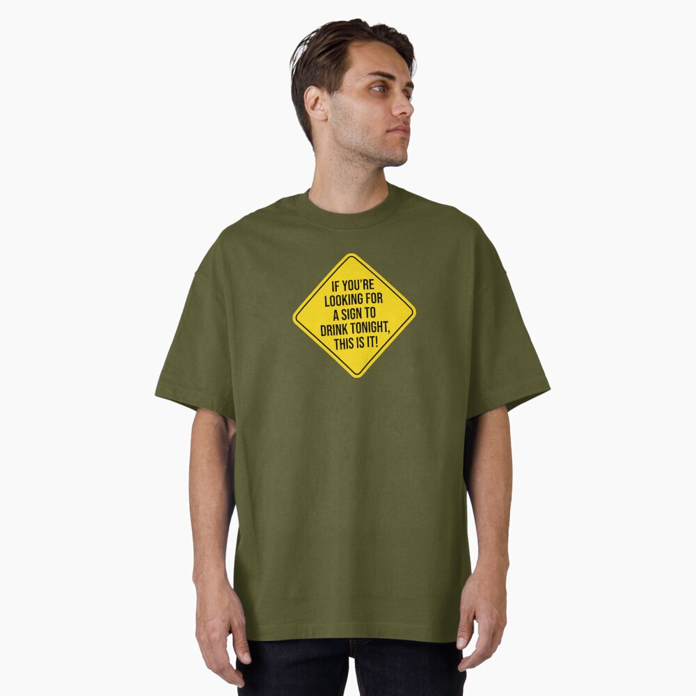 "drink road sign" Sticker for Sale by captainbanjo | Redbubble