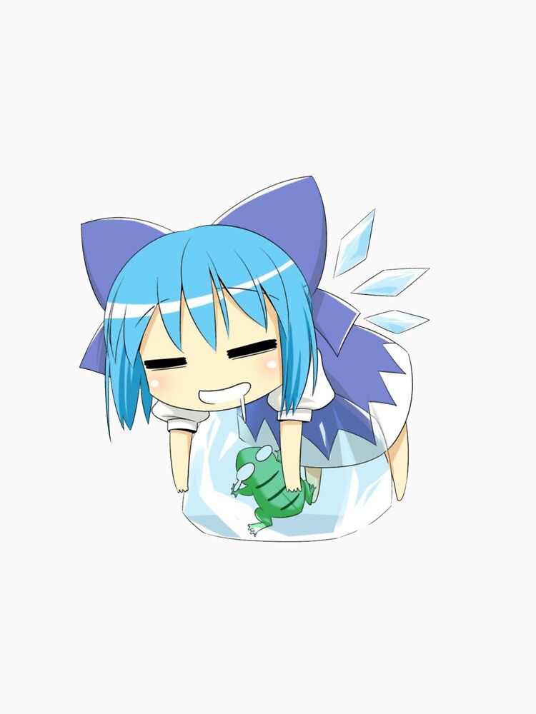 "Cirno frog" T-shirt by AlderV | Redbubble | cirno t-shirts - touhou t ...