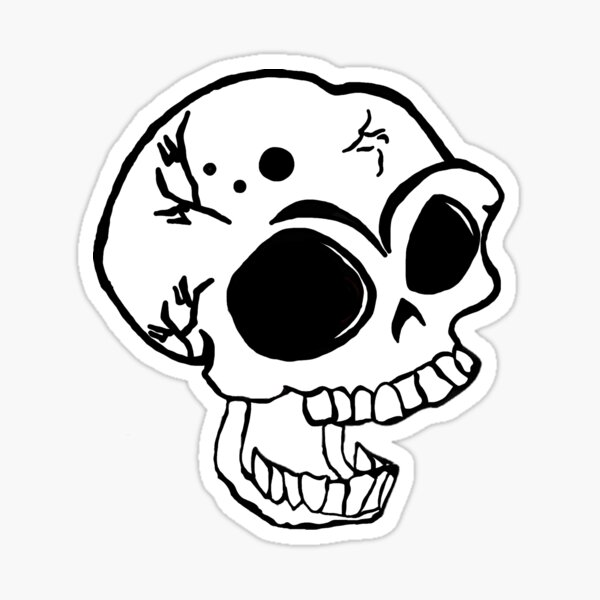 "scull" Sticker for Sale by Marco1995 | Redbubble