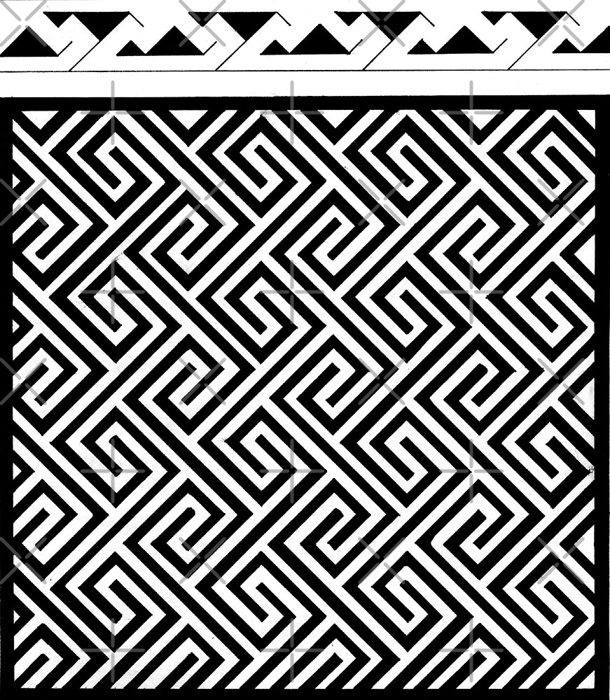 "109 - PICTISH KEY PATTERN - DAVE EDWARDS - - INK - 1985" by BLYTHART ...