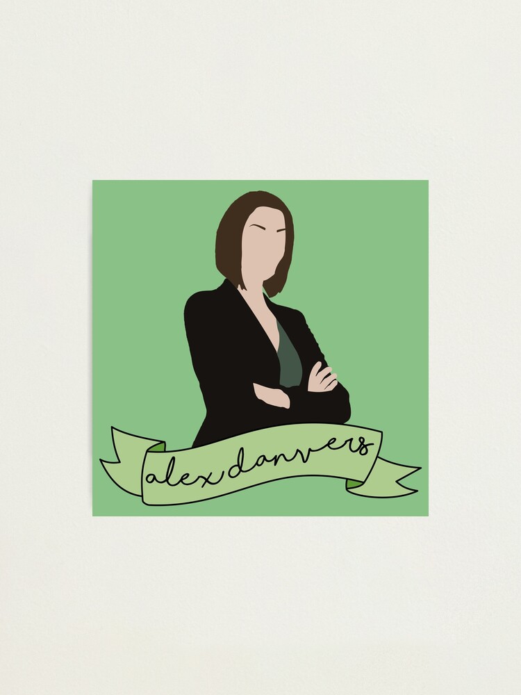 Lámina fotográfica «Alex Danvers Drawing + Ribbon» de brenda-lee ...