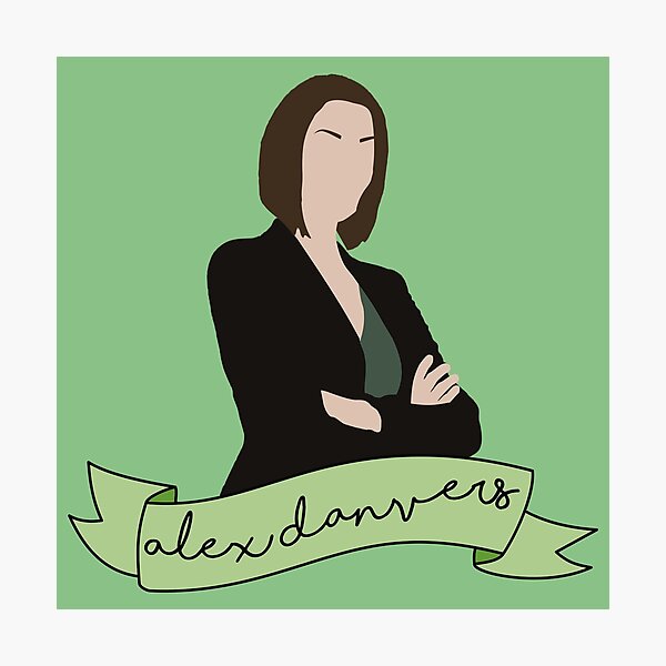 Lámina fotográfica «Alex Danvers Drawing + Ribbon» de brenda-lee ...