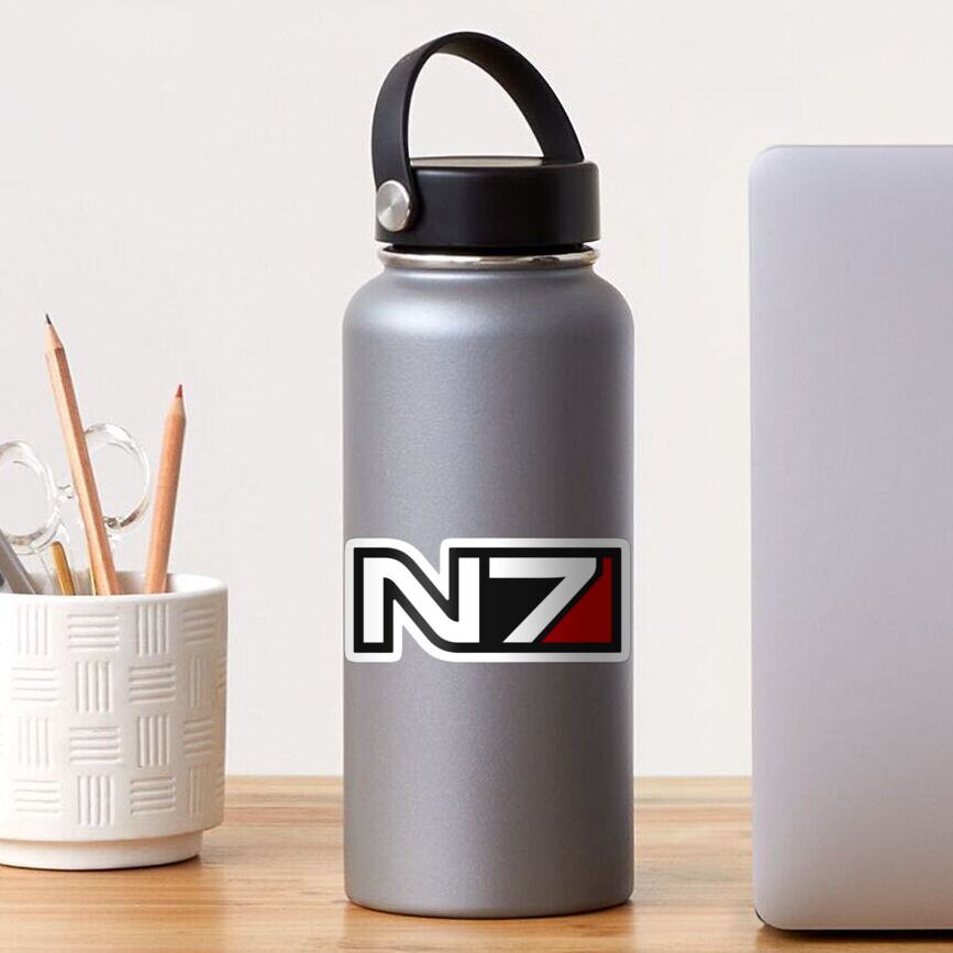 "N7 emblem, Mass Effect" Sticker for Sale by Keyur44 | Redbubble