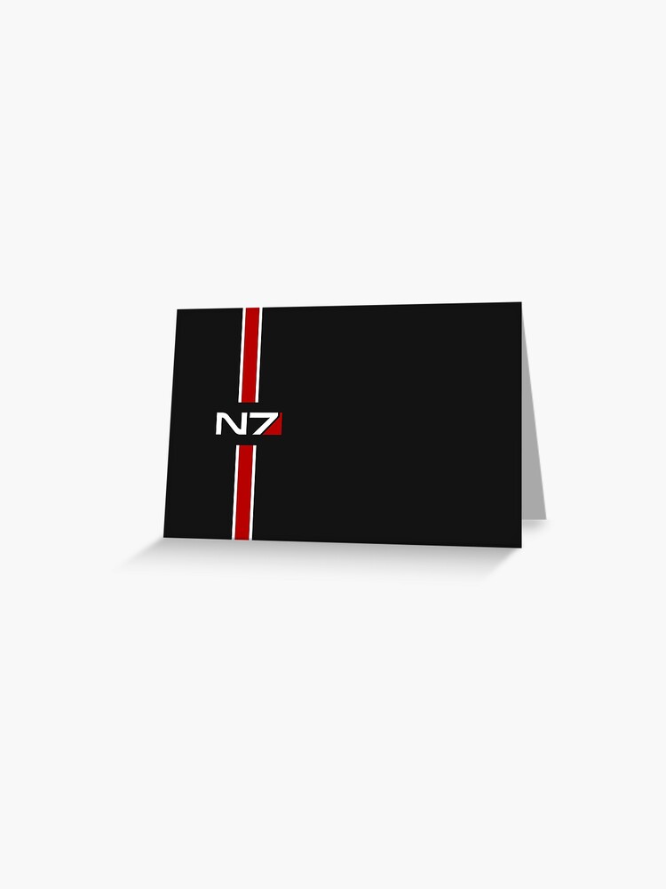 "N7 emblem, Mass Effect" Greeting Card for Sale by Keyur44 | Redbubble