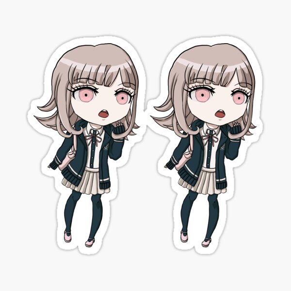 "Chibi Chiaki" Sticker for Sale by BubblyBananaa | Redbubble