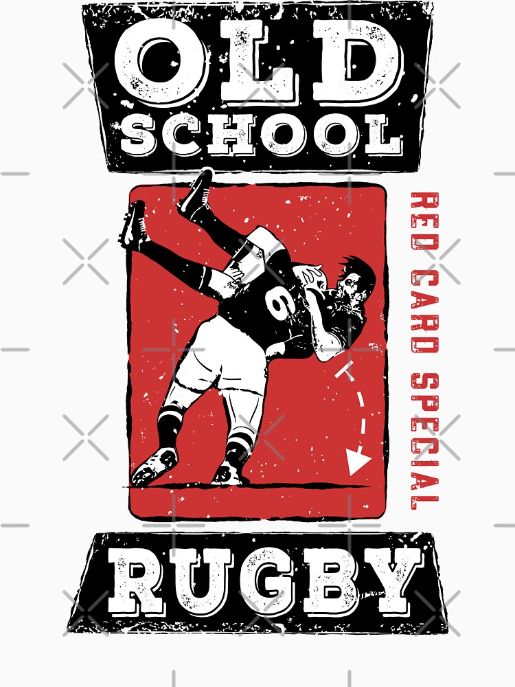 "Old School Rugby - Red Card Special" T-shirt for Sale by oberdoofus ...