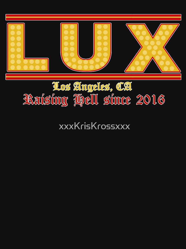 "LUX - Red" T-shirt for Sale by xxxKrisKrossxxx | Redbubble | lucifer t ...
