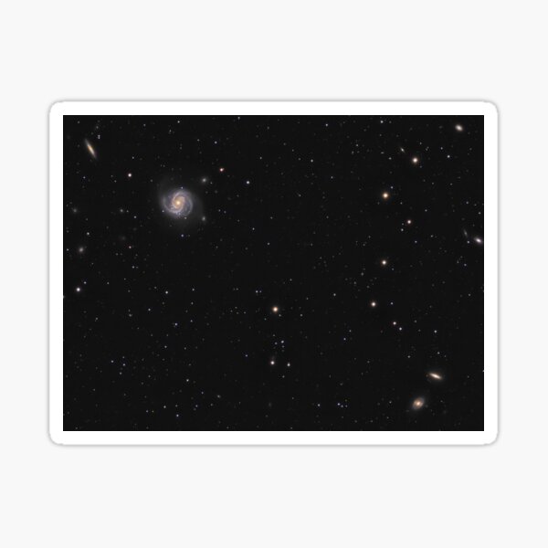 "Spiral galaxy M100 (Messier 100) in constellation Coma Berenicus ...
