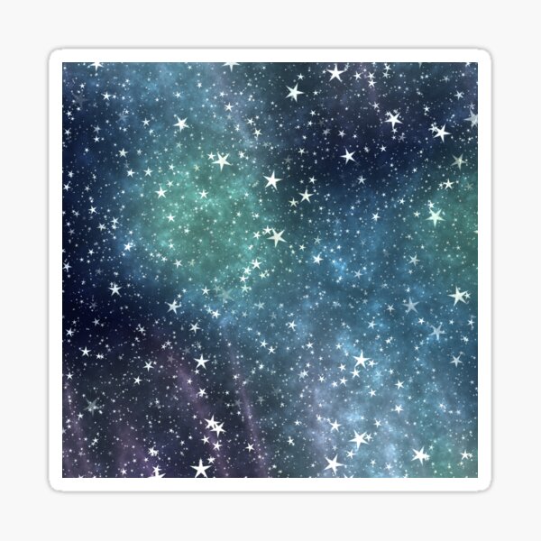 "Night sky" Sticker by BlackDevil | Redbubble