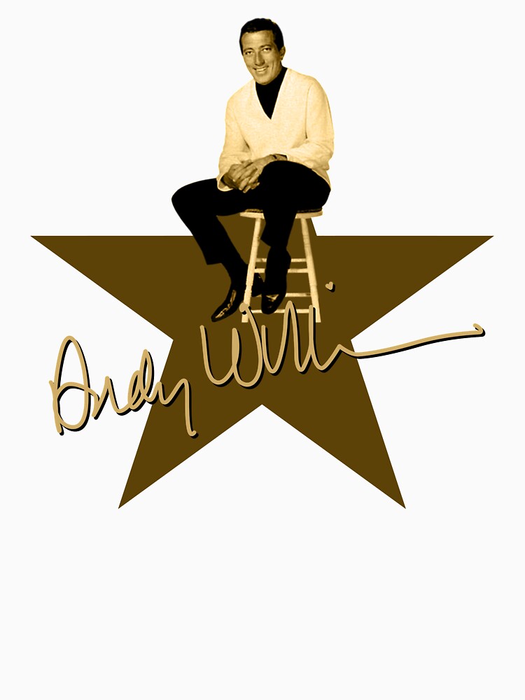 "Andy Williams - Signature" T-shirt for Sale by TIGERDAVER | Redbubble ...