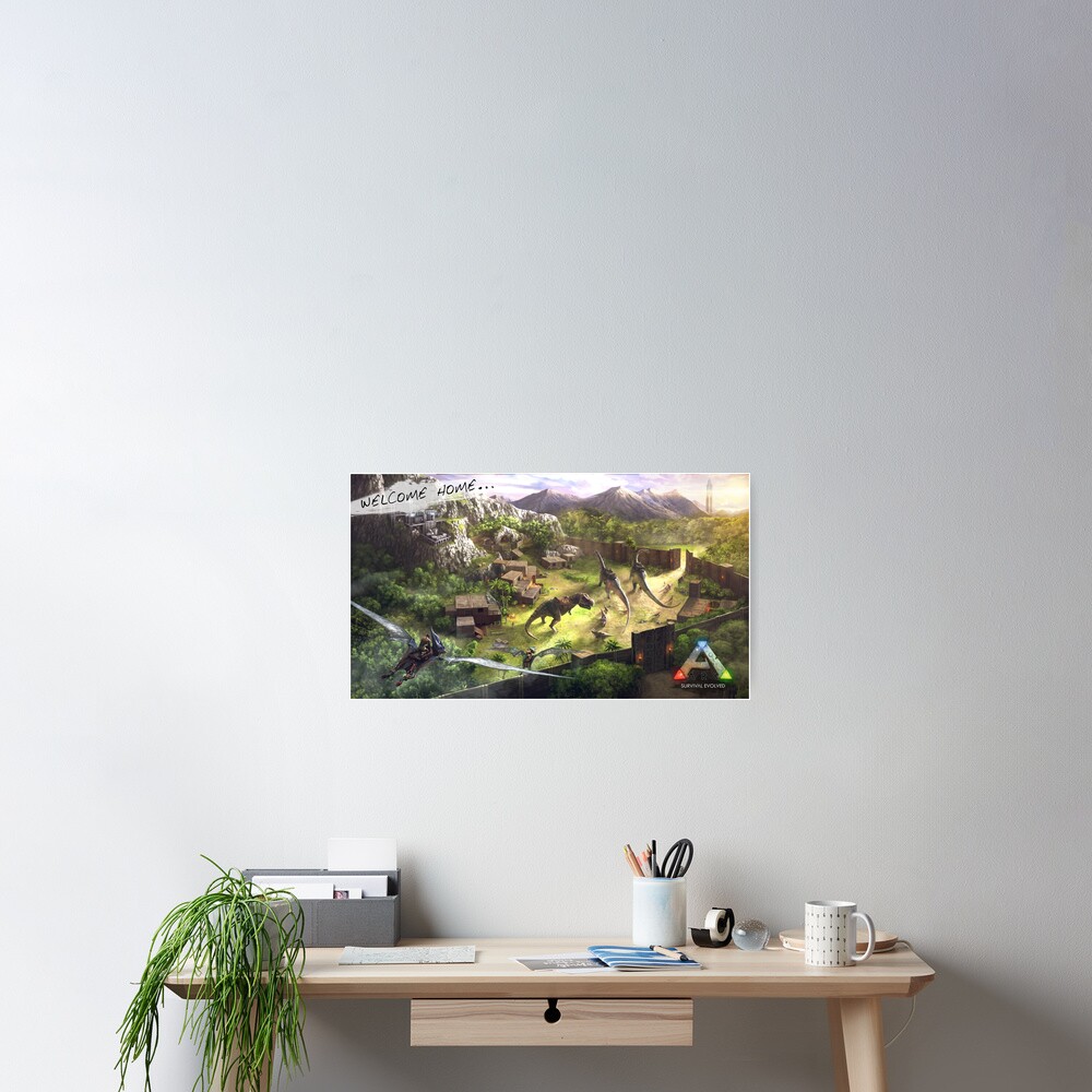 "Ark survival evolved !!!" Poster for Sale by Viskuoti | Redbubble