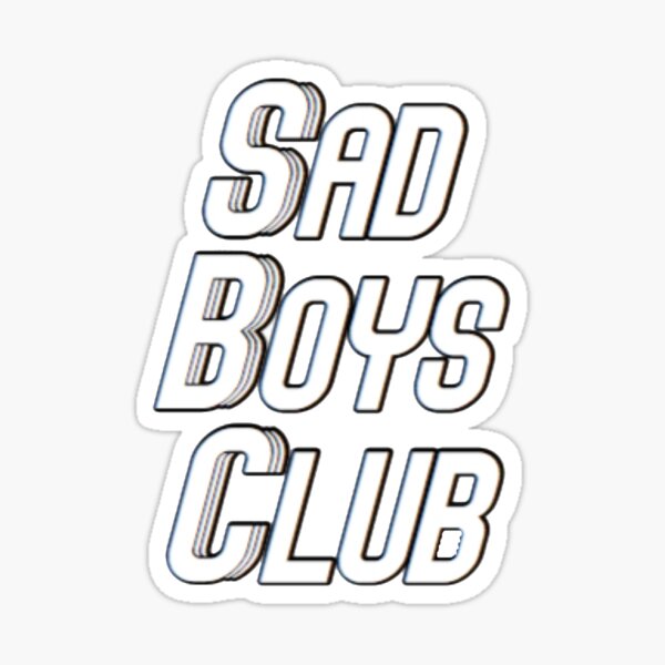 Sad Boys Club Stickers | Redbubble