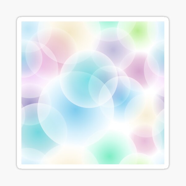 "Abstract background of overlapping circles." Sticker for Sale by ...