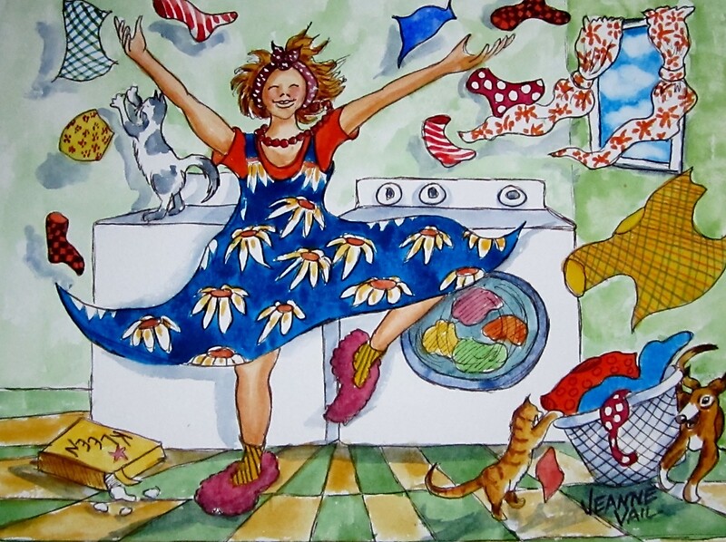 "Spin Cycle" by Jeanne Vail | Redbubble