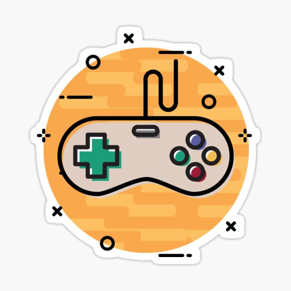 "Gamepad" Sticker by emphatic | Redbubble