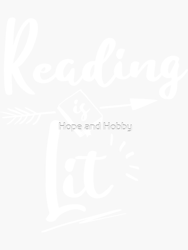 "Reading is Lit Funny Design for Men, Women, Kid Readers and Bookworms ...