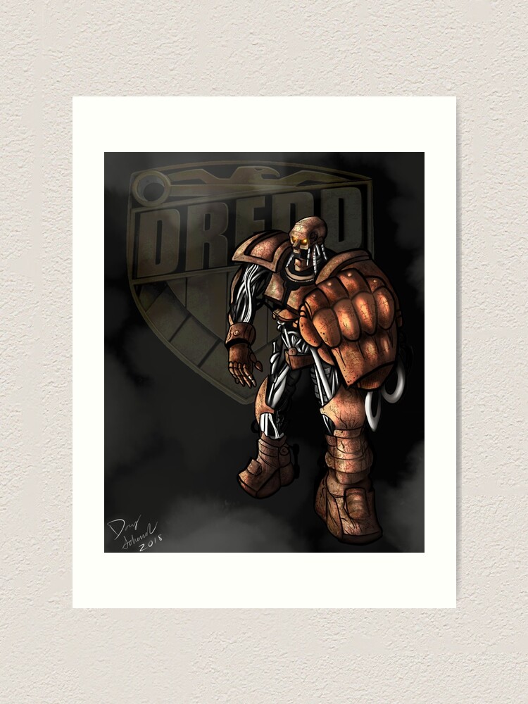 "ABC Warrior From Judge Dredd (1995)" Art Print by DougSchenekArt ...