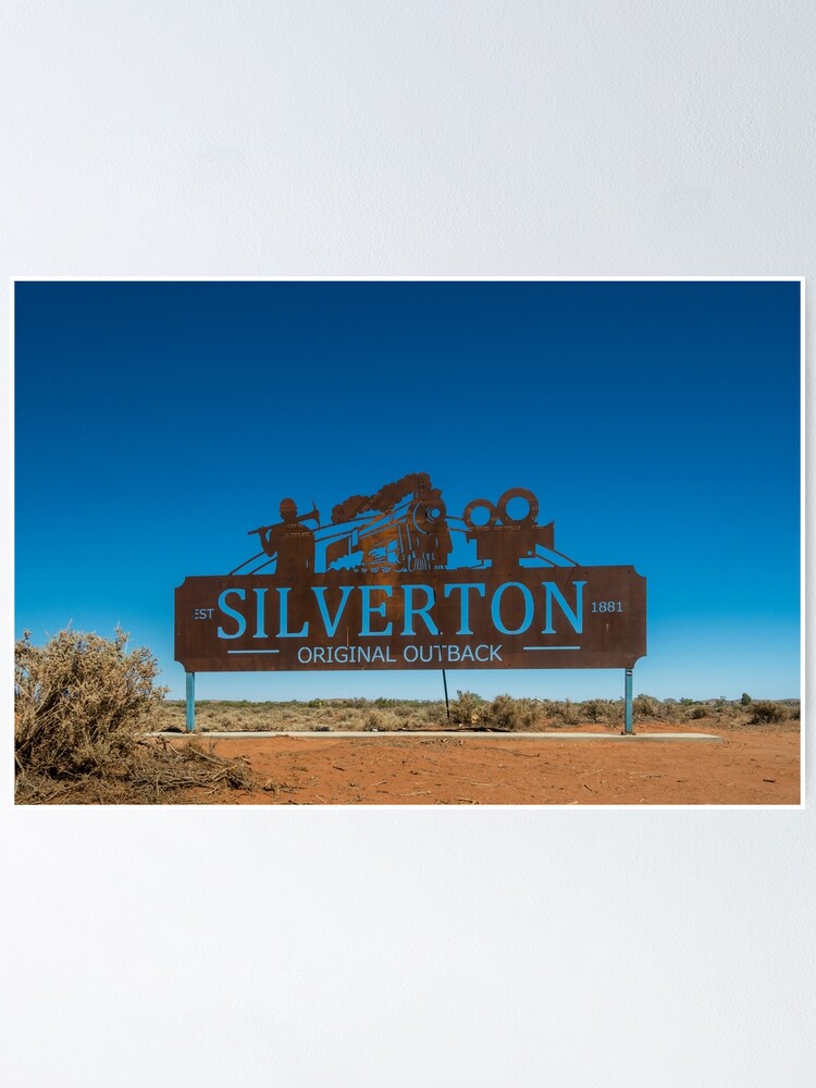 "Silverton Town Sign, Australia" Poster by SMartin | Redbubble