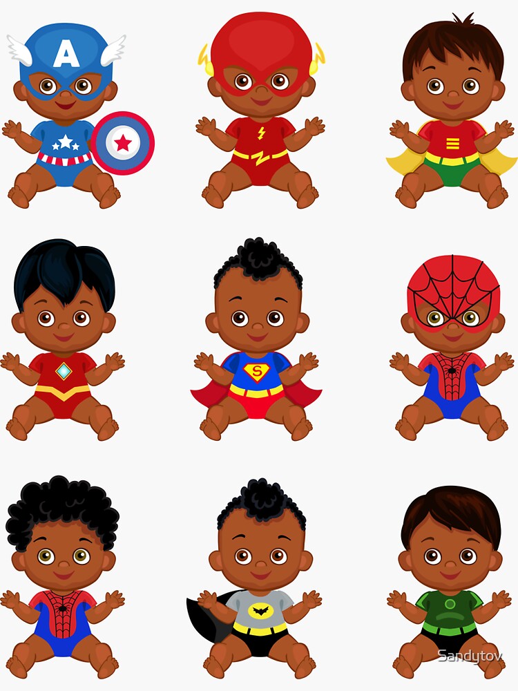"African American Superhero baby, Superhero Multicultural Baby Costumes ...
