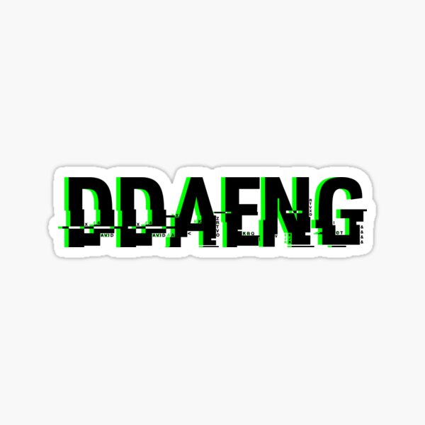 "DDAENG" Sticker for Sale by sonya400 | Redbubble