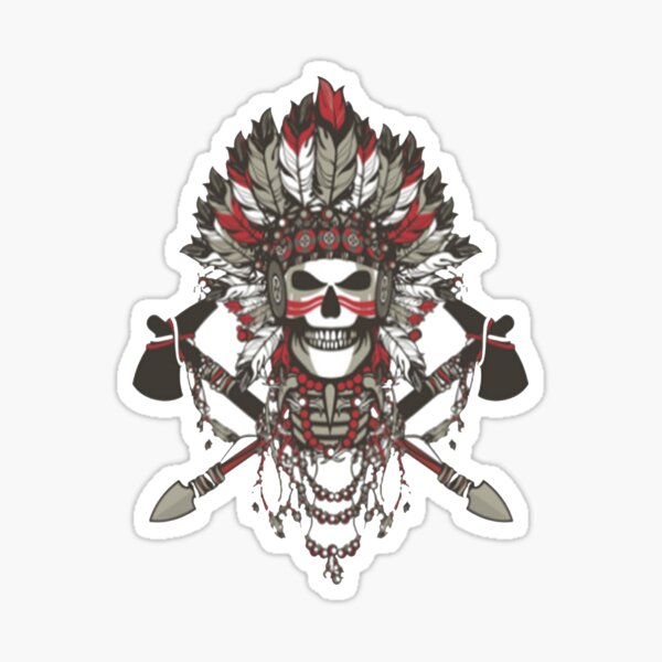 "Apache Indian" Sticker by fantastic23 | Redbubble
