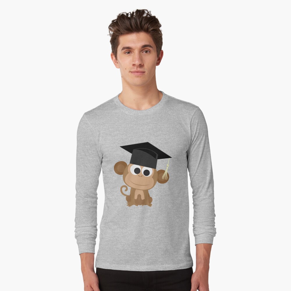 "Cute Monkey Graduate" Sticker for Sale by Eggtooth | Redbubble