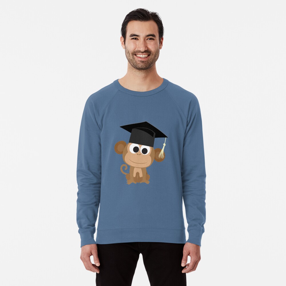"Cute Monkey Graduate" Sticker for Sale by Eggtooth | Redbubble