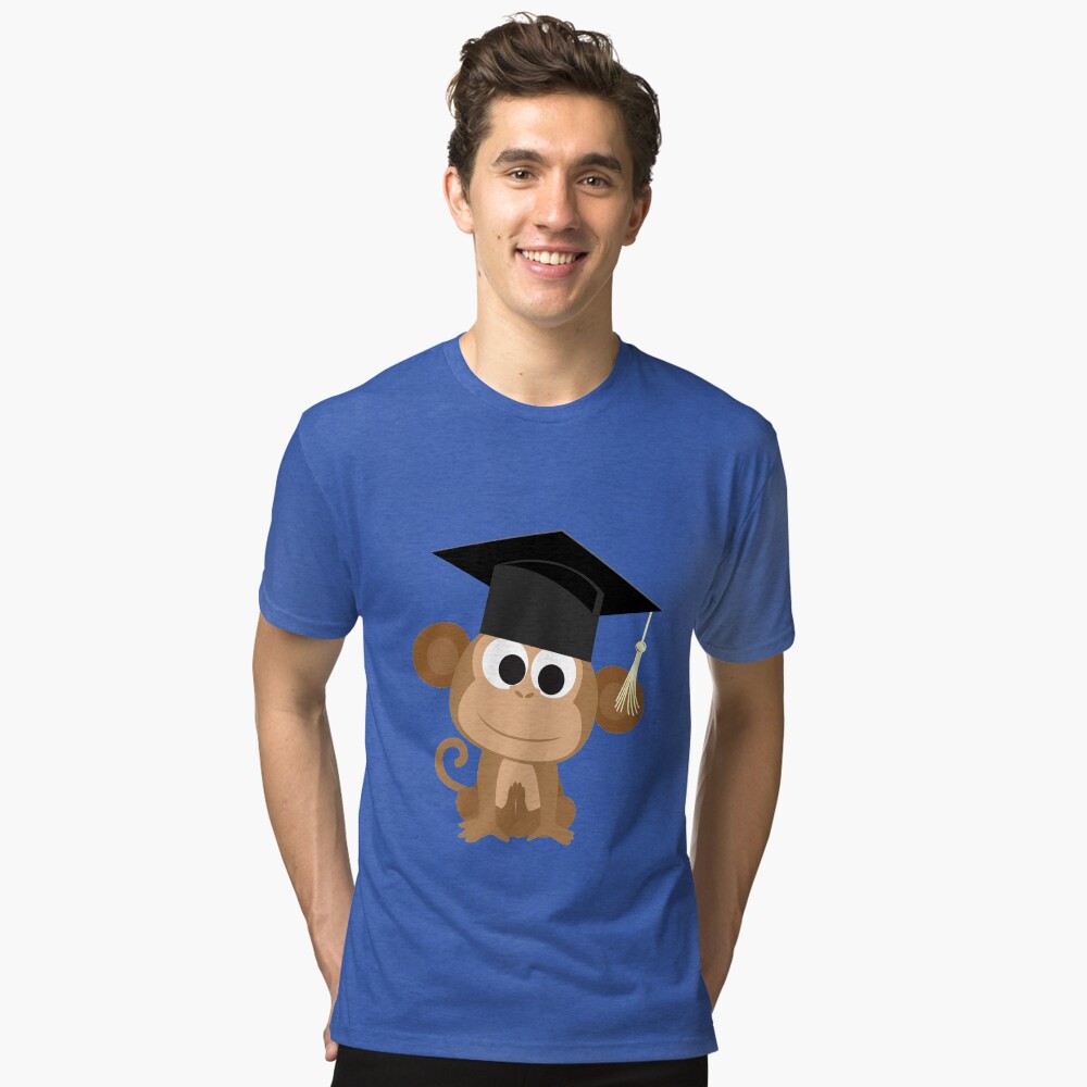 "Cute Monkey Graduate" Sticker for Sale by Eggtooth | Redbubble