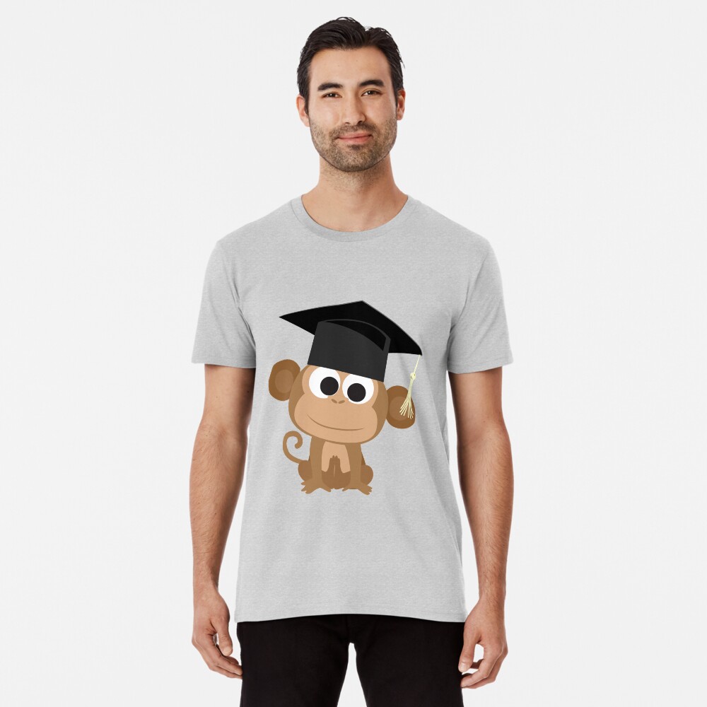 "Cute Monkey Graduate" Sticker for Sale by Eggtooth | Redbubble
