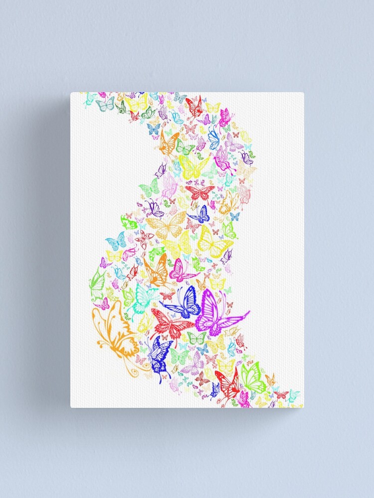 "Butterfly spill" Canvas Print for Sale by DisturbedXui | Redbubble
