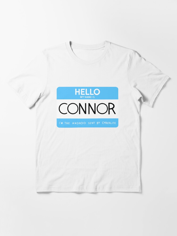 "Hello, my name is Connor" T-shirt for Sale by LanyLevendula ...