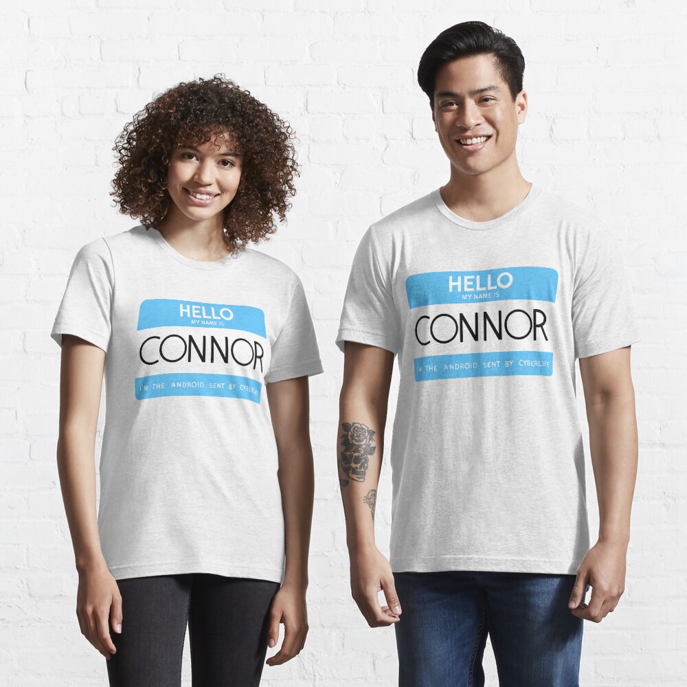 "Hello, my name is Connor" T-shirt for Sale by LanyLevendula ...