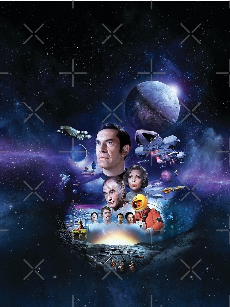 "SPACE: 1999 ART-002 NO LOGO with nuclear explosion behind the Moon ...