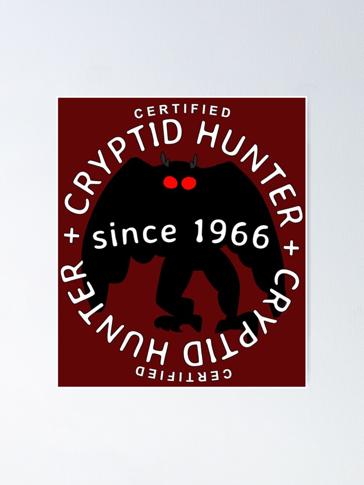 "Certified Cryptid Hunter" Poster for Sale by gm-w | Redbubble