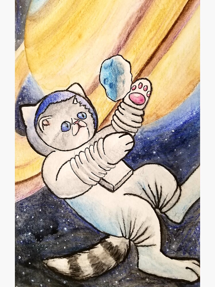 "Astrocat" Sticker by JurassicParkans | Redbubble