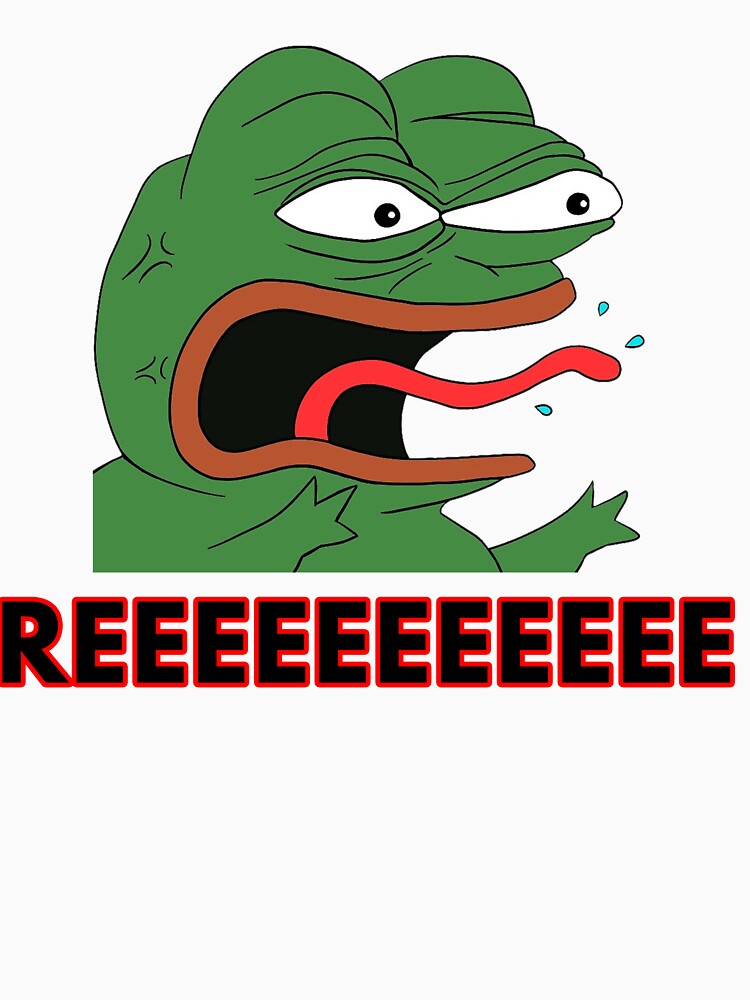 "twitch pepe normie reeeee" T-shirt for Sale by DOMEGALULC | Redbubble ...