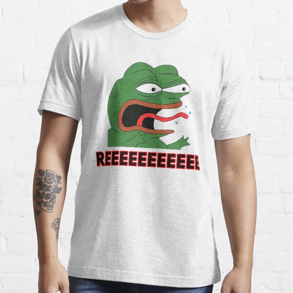 "twitch pepe normie reeeee" T-shirt for Sale by DOMEGALULC | Redbubble ...