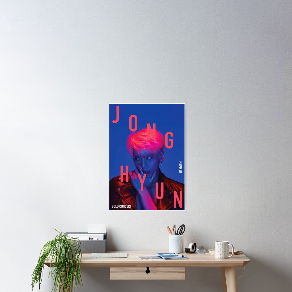 "SHINee JONGHYUN INSPIRED CONCERT POSTER" Poster by SHINeeEMPORIUM ...