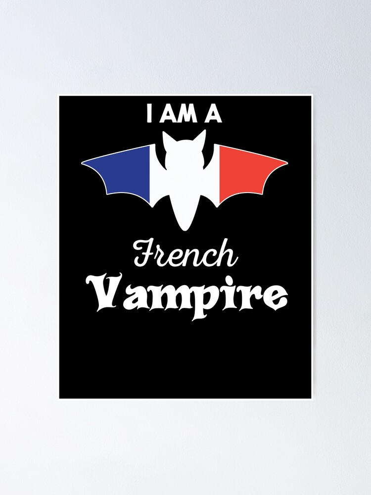 "Vampire France Flag Halloween " Poster for Sale by countryflags ...