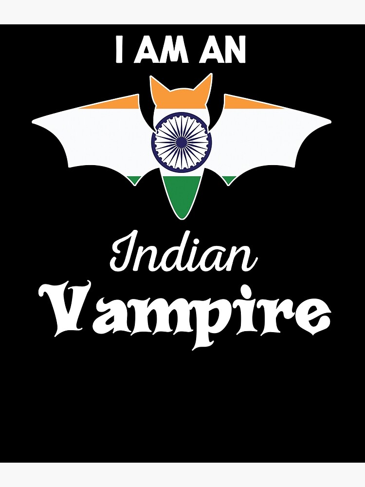 "Vampire India Flag Halloween " Poster for Sale by countryflags | Redbubble