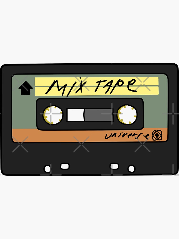 "mixtape" Sticker for Sale by daisy-sock | Redbubble
