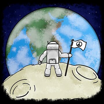 "Astronaut Peace Sign" Art Board Print for Sale by Ventein | Redbubble