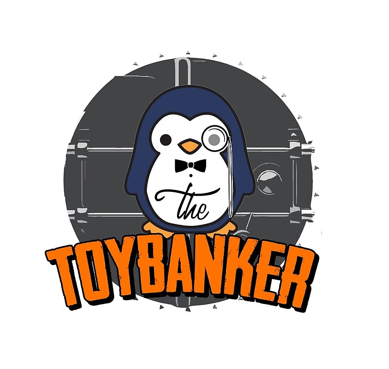 "The Toy Banker Penguin Vault LOGO" by toyadventures | Redbubble