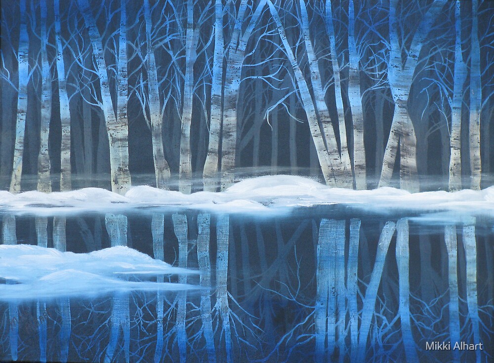 "Winter Reflections" by Mikki Alhart | Redbubble