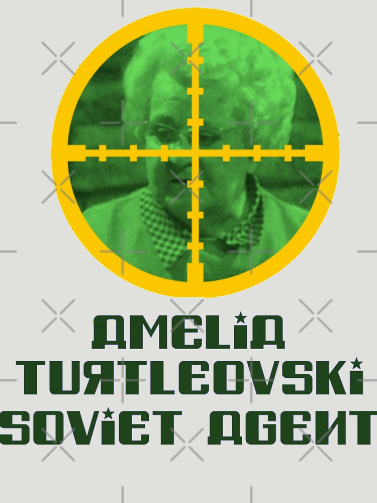 "Amy Turtle - Soviet Agent" T-shirt for Sale by halibutgoatramb ...